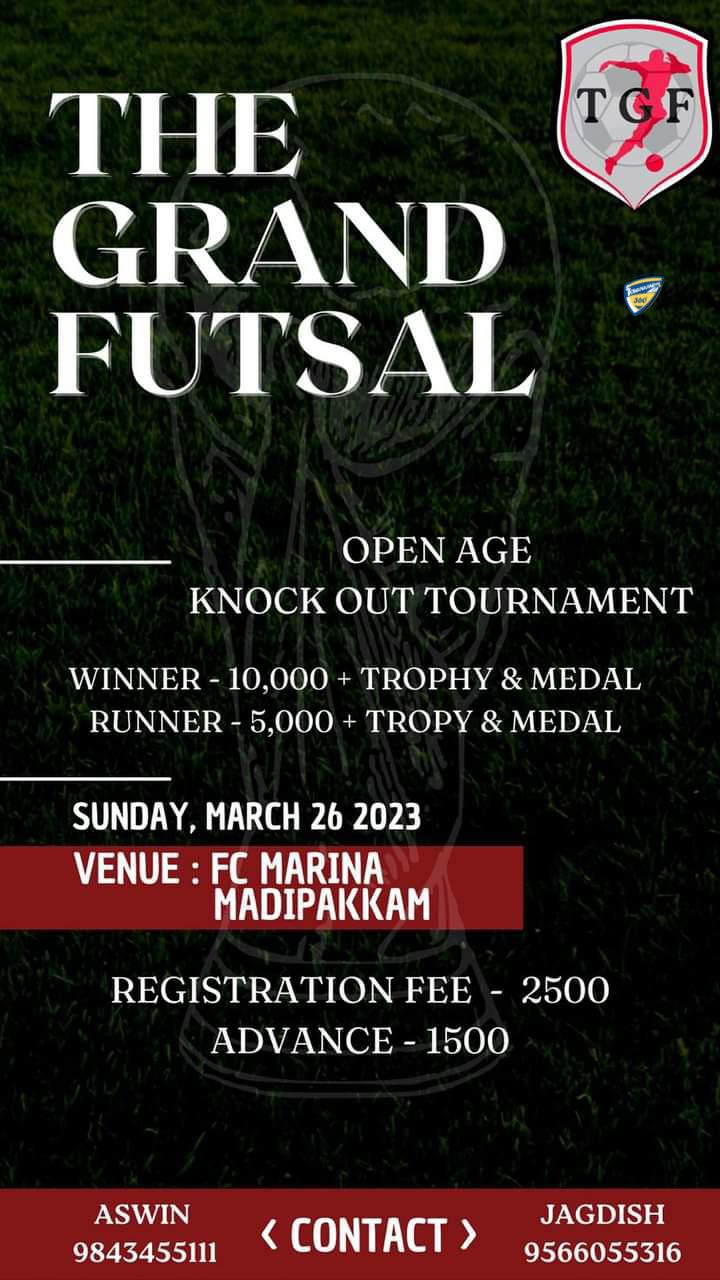 Open Age Knockout Football Tournament - Chennai Champions